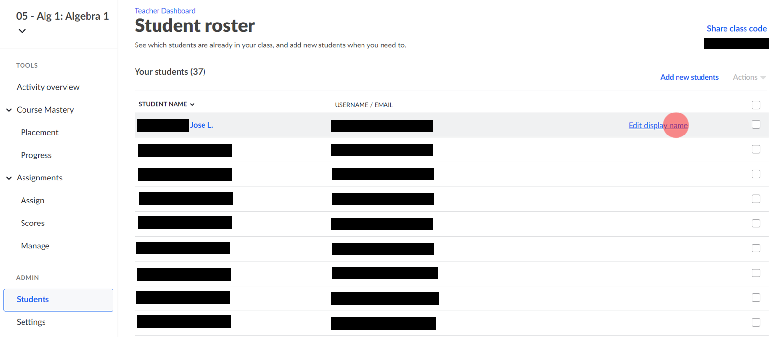 Khan Academy Roster | BunzApps Knowledge Base