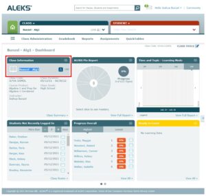 ALEKS Settings | BunzApps Knowledge Base