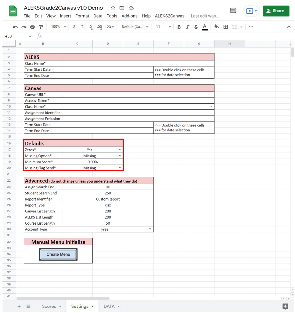 Default Assignment Settings | BunzApps Knowledge Base
