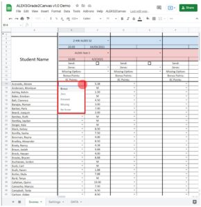 Student Scores | BunzApps Knowledge Base
