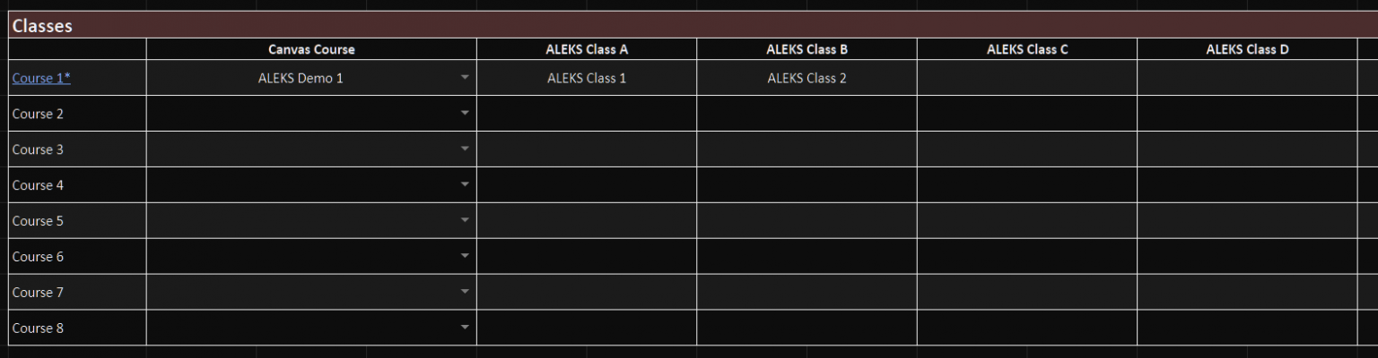 Cross Listed Courses | BunzApps Knowledge Base